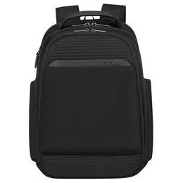 Tagesrucksack Samsonite "PARALUX", Gr. B/H/T: 33cm x 43cm x 17,5cm, schwarz, Polyester, Rucks&auml;cke