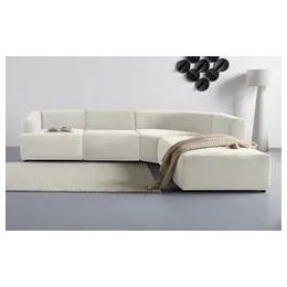 Ecksofa "LYZA L-Form links/rechts, Modularsofa "XL", Ma&szlig;e B/T/H: 287/267/74 cm", beige (creme), B:287cm H:74cm T:267cm, 100% Polyester, LeGer Home by Lena Gercke, Sofas, Ecksofa, aus 4 Modulen, zusammen oder einzeln stellbar