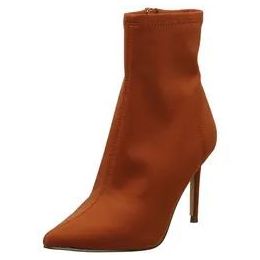 High-Heel-Stiefelette Steve Madden "Steve Madden Stiefelette Leder", Damen, Gr. 41, caramel, Leder, Schuhe