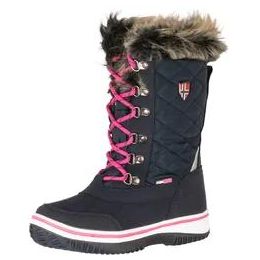 Winterstiefel Trollkids "GIRLS HOLMENKOLLEN SNOW BOOTS XT", Kinder, Gr. 35, bunt (navy, magenta), Synthetik, Textil, Schuhe Winterstiefel, Winterschuhe, Winterboots, Snowboots, wasserdicht, reflektierend