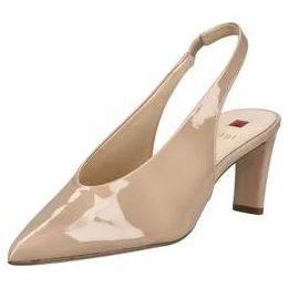 H&ouml;gl Slingpumps H&Ouml;GL "H&ouml;gl Pumps Leder", Damen, Gr. 41, beige (natur), Leder, Schuhe Slingpumps