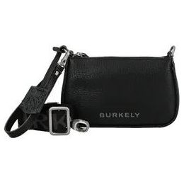 Umh&auml;ngetasche Burkely "Burkely Taschen Leder", Damen, Gr. onesize, schwarz, Leder, Taschen Umh&auml;ngetasche