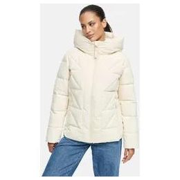 Winterjacke Marikoo "Kuschelnasee", Damen, Gr. L, cream, Obermaterial: 100% Polyester; Futter: 100% Polyester; Wattierung: 100% Polyester; &Auml;rmelfutter: 100% Polyester, Jacken Winterjacke, mit extra hohem Kragen und warmem Fleecefutter
