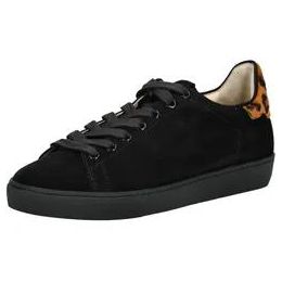 H&ouml;gl Sneaker H&Ouml;GL "H&ouml;gl Sneaker Veloursleder", Damen, Gr. 40, schwarz (schwarz kombi), Veloursleder, Schuhe Sneaker