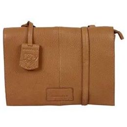 Umh&auml;ngetasche Burkely "Burkely Taschen Leder", Damen, Gr. onesize, braun (cognac), Leder, Taschen Umh&auml;ngetasche