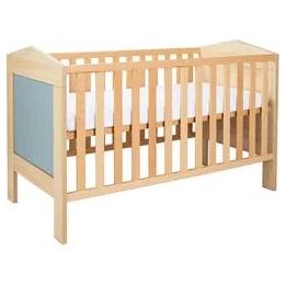 Babybett Arthur Berndt "Kinderbett &raquo;Roofy&laquo; 70 x 140 cm", nagano, oak, nachbildung, salbei, B:144cm H:91cm L:74cm T:74cm, Holzwerkstoff, MDF, Massivholz, Babybetten, Babybett