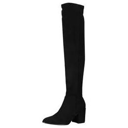 Overkneestiefel Steve Madden "Steve Madden Stiefel Textil", Damen, Gr. 36, schwarz, Textil, Schuhe