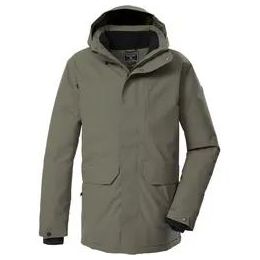 Parka Killtec "KOW 85 MN PRK", Herren, Gr. 3XL, gr&uuml;n (olivgr&uuml;n), Obermaterial: 100% Polyester;Futter: 100% Polyester;F&uuml;llung: 100% Polyester, Jacken Parka, Wasser- und winddicht, atmungsaktiv, abnehmbare Kapuze, PFAs-frei