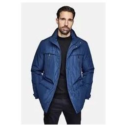 Winterjacke Cabano "CO-3", Herren, Gr. 50, blau, 100% Polyester, unifarben, lang, Jacken Winterjacke, mit Zwei-Wege-Taschen