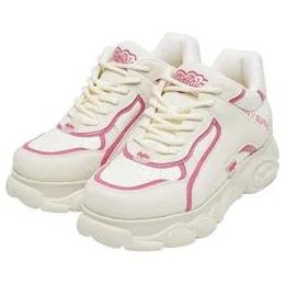 Trainingsschuh Buffalo "Buffalo CLD ECHO", Damen, Gr. 40, wei&szlig;, pink, Polyurethan, Schuhe