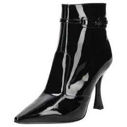 High-Heel-Stiefelette Nero Giardini "Nero Giardini Stiefelette Leder", Damen, Gr. 39, schwarz (schwarz lack), Leder, Schuhe