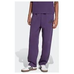 Sporthose Adidas SPORTSWEAR "Adidas Z.N.E. OPEN-HEM", Herren, Gr. M, N-Gr, aurora plum, normal, gr., Obermaterial: 57% Polyester, 43% Baumwolle, Hosen Sporthose