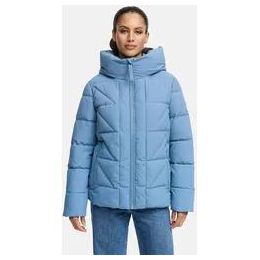 Winterjacke Marikoo "Kuschelnasee", Damen, Gr. XL, powderblau, Obermaterial: 100% Polyester; Futter: 100% Polyester; Wattierung: 100% Polyester; &Auml;rmelfutter: 100% Polyester, Jacken Winterjacke, mit extra hohem Kragen und warmem Fleecefutter