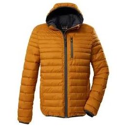Steppjacke "GW 28 MN QLTD JCKT", Herren, Gr. XXL, orange, Obermaterial: 100% Polyester;Futter: 100% Polyester;F&uuml;llung: 100% Polyester, G.I.G.A. DX BY KILLTEC, Jacken Steppjacke, Leichte, wasserabweisende Herrenjacke mit Teflon EcoEliteTM