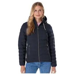 Steppjacke "Damen Steppjacke OOGW 1", Damen, Gr. 46, navy, Oberseite: 100% Polyester;R&uuml;ckseite: 100% Polyester;F&uuml;llung: 100% Polyester, G.I.G.A. DX BY KILLTEC, Jacken Steppjacke, Leichte Steppjacke, wasserabweisend, weitenregulierbare Kapuze