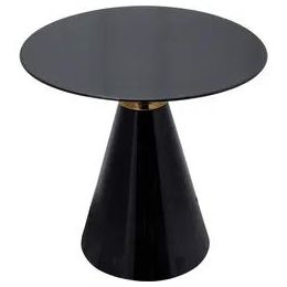 Beistelltisch Kayoom "Art Deco 325, Abstelltisch aus Metall,funktional und stabil", schwarz (schwarz, schwarz, schwarz), B:46,5cm H:40cm T:46,5cm, 100% Eisen, Tische, Beistelltisch, Dekorativ, glanzvolle Lackierung, stilvolles Gestell