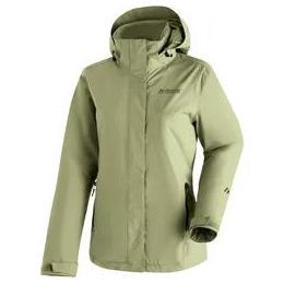 Regenjacke Maier Sports "Metor Therm Rec W", Damen, Gr. 42, gr&uuml;n (lindgr&uuml;n), 100% Polyester, Rundhals, Jacken Regenjacke, warme Damen Jacke mit Kapuze, Winterjacke wasserdicht atmungsaktiv