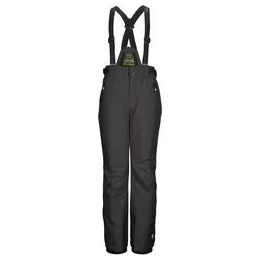 Skihose Killtec "KSW 214 BYS SKI PNTS", M&auml;dchen, Gr. 176, Normalgr&ouml;&szlig;en, stein, Obermaterial: 100% Polyester;Futter: 100% Polyester;F&uuml;llung: 100% Polyester, Hosen Skihose, Wasserdichte, atmungsaktive Skihose mit verstellbarem Latz.