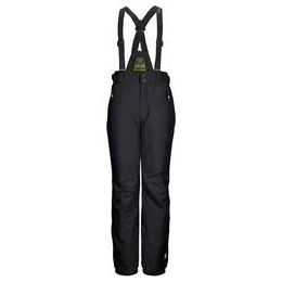 Skihose Killtec "KSW 214 BYS SKI PNTS", M&auml;dchen, Gr. 152, Normalgr&ouml;&szlig;en, midnight, Obermaterial: 100% Polyester;Futter: 100% Polyester;F&uuml;llung: 100% Polyester, Hosen Skihose, Wasserdichte, atmungsaktive Skihose mit verstellbarem Latz.