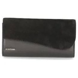 Clutch Peter Kaiser "Peter Kaiser Taschen Veloursleder", Damen, Gr. onesize, schwarz, Veloursleder, Taschen