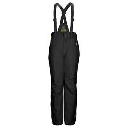 Skihose Killtec "KSW 214 BYS SKI PNTS", M&auml;dchen, Gr. 176, Normalgr&ouml;&szlig;en, schwarz, Obermaterial: 100% Polyester;Futter: 100% Polyester;F&uuml;llung: 100% Polyester, Hosen Skihose, Wasserdichte, atmungsaktive Skihose mit verstellbarem Latz.