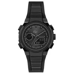 Digitaluhr Lacoste "LC33", schwarz, grau, Armbanduhren, Damen, Digitaluhr, Quarzuhr, Armbanduhr, Damenuhr, Herrenuhr, Silikonarmband, digital
