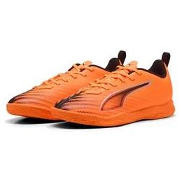 Fu&szlig;ballschuh Puma "ULTRA 6 PLAY IT JR", Kinder, Gr. 35, heat fire, Puma schwarz, glowing rot, Synthetik, Schuhe Fu&szlig;ballschuh