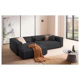 LeGer Home by Lena Gercke "PIARA XXL, Big-Sofa, Cord, Leinenoptik o. Strukturstoff, L-Form" wahlweise Ottomane rechts/links, Kedernaht, extra tiefe Sitzfl&auml;che