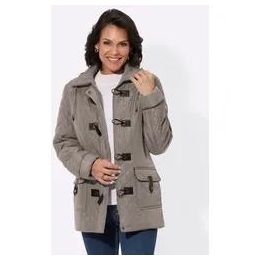 Steppjacke Casual Looks, Damen, Gr. 54, grau (taupe), 100% Polyester, Wattierung:100% Polyester, unifarben, Jacken Steppjacke