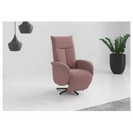 Sit & More TV-Sessel SIT & MORE "Glendale", aubergine, B:75cm H:112cm T:82cm, 100% Polyester, Sessel, wahlweise mit Aufstehhilfe, 2 Motoren und Akku