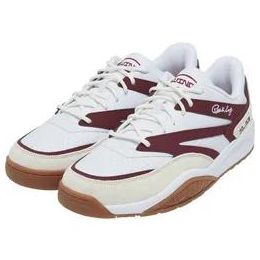 Trainingsschuh Ewing "Ewing Ewing SPORT LITE LOW", Damen, Gr. 10.5, cabernet, antique wei&szlig;, wei&szlig;, gum, Leder, Schuhe