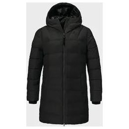 Sch&ouml;ffel Parka SCH&Ouml;FFEL "Urban Ins Parka Style Boslix WMS", Damen, Gr. 34, 9990, schwarz, Oberstoff: 63% Nylon, 37% Baumwolle; Futter: 100% Polyester, relaxed fit, hoch geschlossener Ausschnitt, Jacken Parka