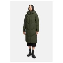 Winterjacke Marikoo "Teonaa", Damen, Gr. XL, gr&uuml;n (olive), Obermaterial: 100% Polyester; Futter: 100% Polyester; Wattierung: 100% Polyester; &Auml;rmelfutter: 100% Polyester, Jacken Winterjacke, Figurbetonte Passform mit moderner Steppung