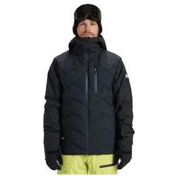 Snowboardjacke Quiksilver "The Edge", Herren, Gr. L, schwarz, Obermaterial: 100% Microfaser;, Jacken Snowboardjacke