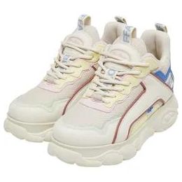 Trainingsschuh Buffalo "Buffalo CLD CHAI", Damen, Gr. 39, cream, blau, gelb, Schuhe