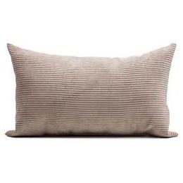 G&ouml;zze Dekokissen G&Ouml;ZZE "Capri Cord", taupe, unifarben, B:30cm H:10cm L:50cm, Polyester, Dekokissen_Sitzkissen_Kissenh&uuml;llen