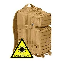 Rucksack BRANDIT "Brandit Accessoires US Cooper Lasercut medium", Gr. onesize, camel, Polyester, Rucks&auml;cke Rucksack