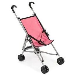 Bayer Chic 2000 Puppenbuggy CHIC2000 "Mini-Buggy", rosa (melange pink), Puppenwagen, KinderB:28cm H:55cm T:51cm, Kunststoff, Polyester, Stahl, B:28cm H:55cm T:51cm