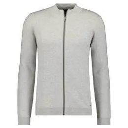 Collegejacke Ragman, Herren, Gr. L5052, grau (hellgrau), 95% Baumwolle 5% Kaschmir, Jacken Collegejacke
