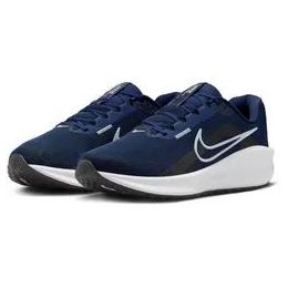 Laufschuh Nike "DOWNSHIFTER 13", Herren, Gr. 43, midnight navy, pure platinum, schwarz, wei&szlig;, Synthetik, Textil, Schuhe Laufschuh