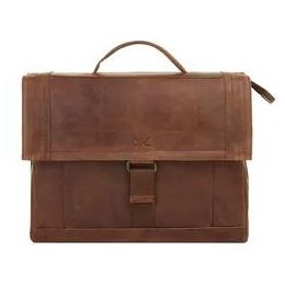 Messenger Bag Sansibar, Damen, Gr. B/H/T: 38cm x 29cm x 10cm onesize, braun, Leder, gepflegt, Taschen, echt Leder