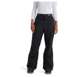 Skihose Roxy "Passive Lines", Damen, Gr. S, schwarz, Obermaterial: 56% Microfaser, 44% Microfaser;, Hosen Skihose