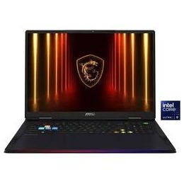 MSI Gaming-Notebook "Raider 18 HX AI A2XWJG-074", schwarz, 64 GB RAM 2 GB SSD, Core Ultra 9, Windows11Pro, Notebooks