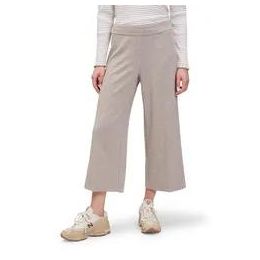 Culotte Cartoon "Damen mit B&uuml;gelfalte", Damen, Gr. 44, Normalgr&ouml;&szlig;en, schwarz (schwarz, camel), Obermaterial: 66% Polyester, 31% Viskose, 3% Elasthan, figurumspielend 7/8-L&auml;nge, Hosen Culotte