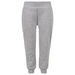 Stoffhose Urban Classics "Urban Classics Herren Boys Organic Basic Sweatpants", M&auml;dchen, Gr. 158/164, Normalgr&ouml;&szlig;en, grau, 100% Baumwolle, unifarben, normal, Hosen Stoffhose