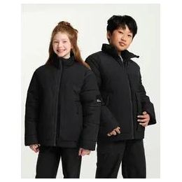 Softshelljacke Jack Wolfskin "TEEN NEW INS JKT K", Kinder, Gr. 128, schwarz, Obermaterial: 100% Polyester. F&uuml;llung: 100% Polyester. Futter: 100% Polyester, Jacken Softshelljacke
