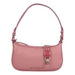Henkeltasche Burkely "Burkely Taschen Leder", Damen, Gr. onesize, rosa (pink), Leder, Taschen