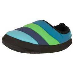 Hausschuh Trollkids "KIDS HUT MULE XT", Kinder, Gr. 32, blau (schwarz marine, fresh gr&uuml;n, mystic blau), Synthetik, Textil, Schuhe Hausschuh, warm, sto&szlig;d&auml;mpfend, Anziehschlaufe