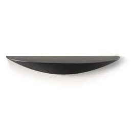 Wandregal Home Affaire "Drop", schwarz, B:30cm H:5cm T:15cm, Massivholz, Regale, Wandregal, Breite 30 cm, Massivholz, FSC-zertifiziert