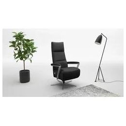 Sit & More TV-Sessel SIT & MORE "Vario Comfort, inkl. Kopfteilverstellung & 360 Drehfunktion", schwarz, B:70cm H:124cm T:85cm, Sessel, mit Gasdruck, H&ouml;he der Armelehnen 60cm